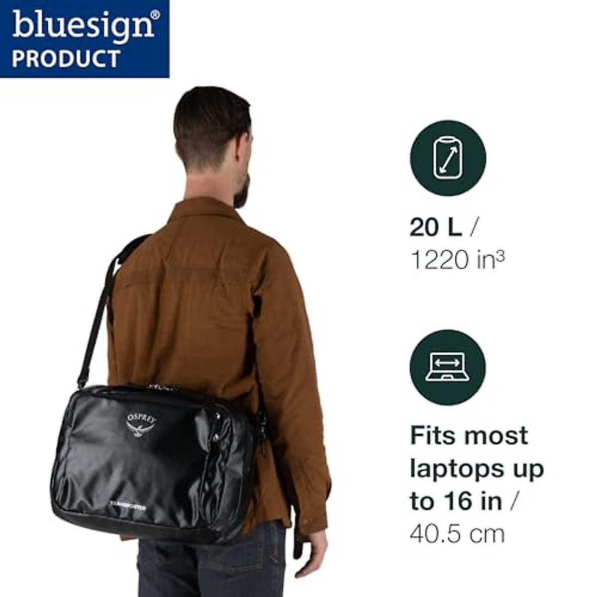 Osprey Transporter Boarding Bag, Venturi Blue