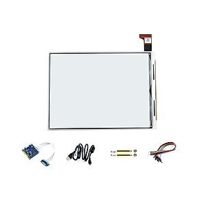 waveshare 7.8inch E-Ink Display HAT Compatible with Raspberry Pi4B/3B+/3B/2B/B+/A+/Zero/Zero W/WH/Zero 2W 1872×1404 Resolution IT8951 Controller USB/SPI/I80 Interface Supports Partial Refresh