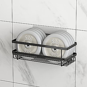 Apsan Shower Caddy,Bathroom Organizer,No Drilling Adhesive Rustproof Shower Shelves, Shower Organizer for Inside Shower, Kitchen Organization and Storage-3 Pack (Black)