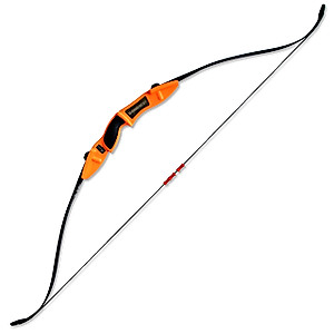 WOARCHERY Combat Archery Takedown Right-Left Handed 25LBS Recurve Bow (Orange)