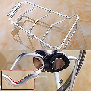 DOUBA Lid Portable Wall Hanging Pot Rack Cover Shelf Storage Space Aluminum Kitchen Organizer Hanger Dish Holder