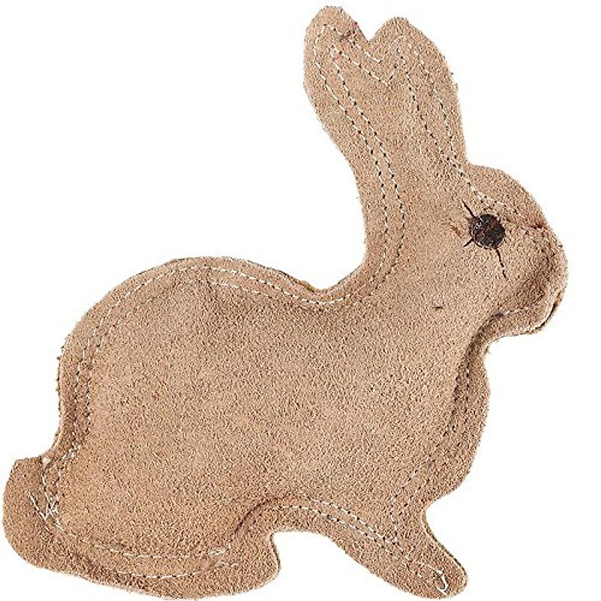 SPOT By Ethical Products Dura-Fused Leather Interactive Durable Dog Squeak Toy for Large and Small Dogs - Small - Rabbi