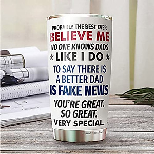 Dad Gifts - Best Dad Ever Gifts - Fathers Day Gift - Dad Gifts From Daughter - Gifts For Dad On Fathers Day - Fathers Day Gift From Daughter - Best Dad Mug - Christmas Gifts For Dad Tumbler