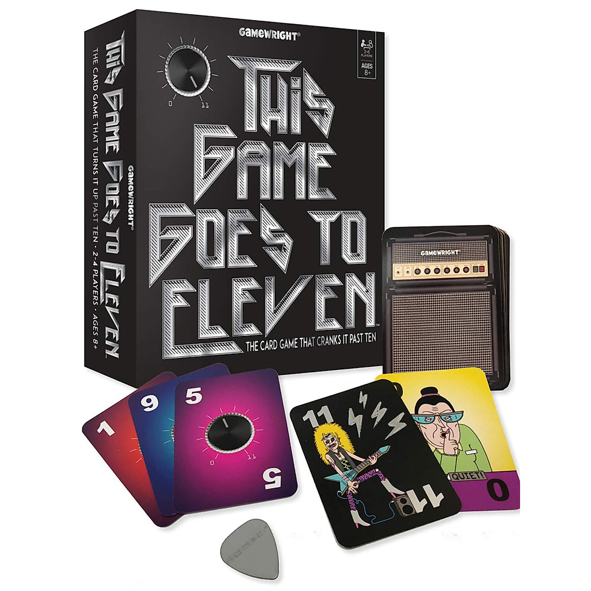 Gamewright This Game Goes to Eleven - The Card Game That Cranks It Past Ten, 5"