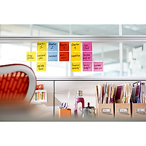 Post-it Super Sticky Notes, 3x3 in, 5 Pads, 2x the Sticking Power, Purple Iris, Recyclable (654-5SSCG)