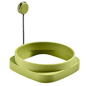 Galand Fried Egg Ring Square Round Pancake Omelette Mold Dual-use for Household Green
