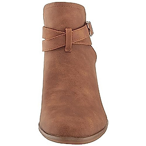 Dr. Scholl's Shoes Women's Literally Ankle Bootie Honey Brown Smooth 10 M