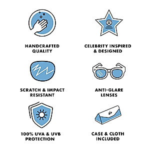 Prive Revaux Coco Oversized Sunglasses – Handcrafted with 100% UV Protection – For Men & Women – Black