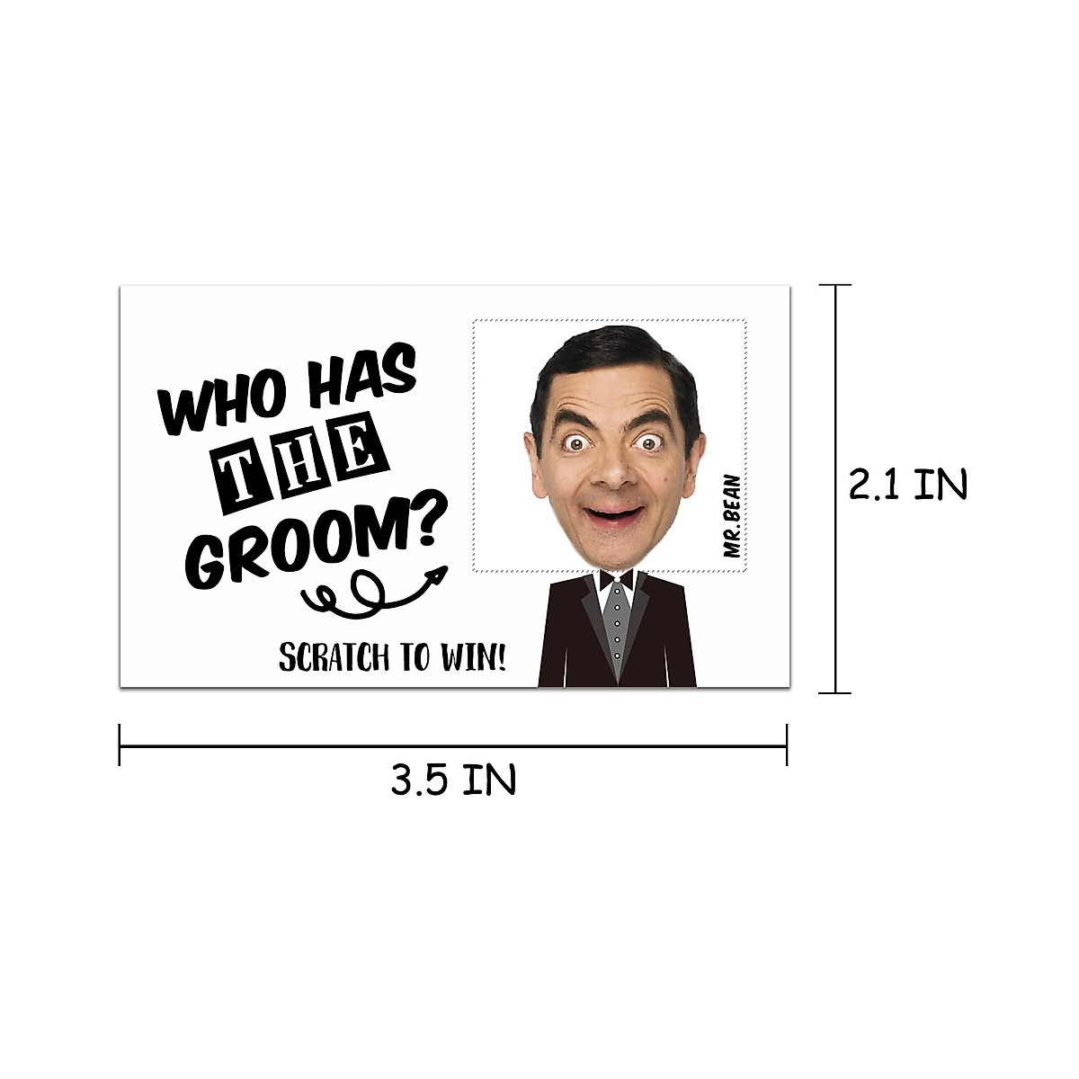 Bridal Shower Games - Who Has The Groom Scratch Off Cards - Cute Scratch Off Cards & Stickers - Bachelorette Party Game - Girls Night Out Activity - Bride Shower Supplies Decorations - 36 Pcs(D01)