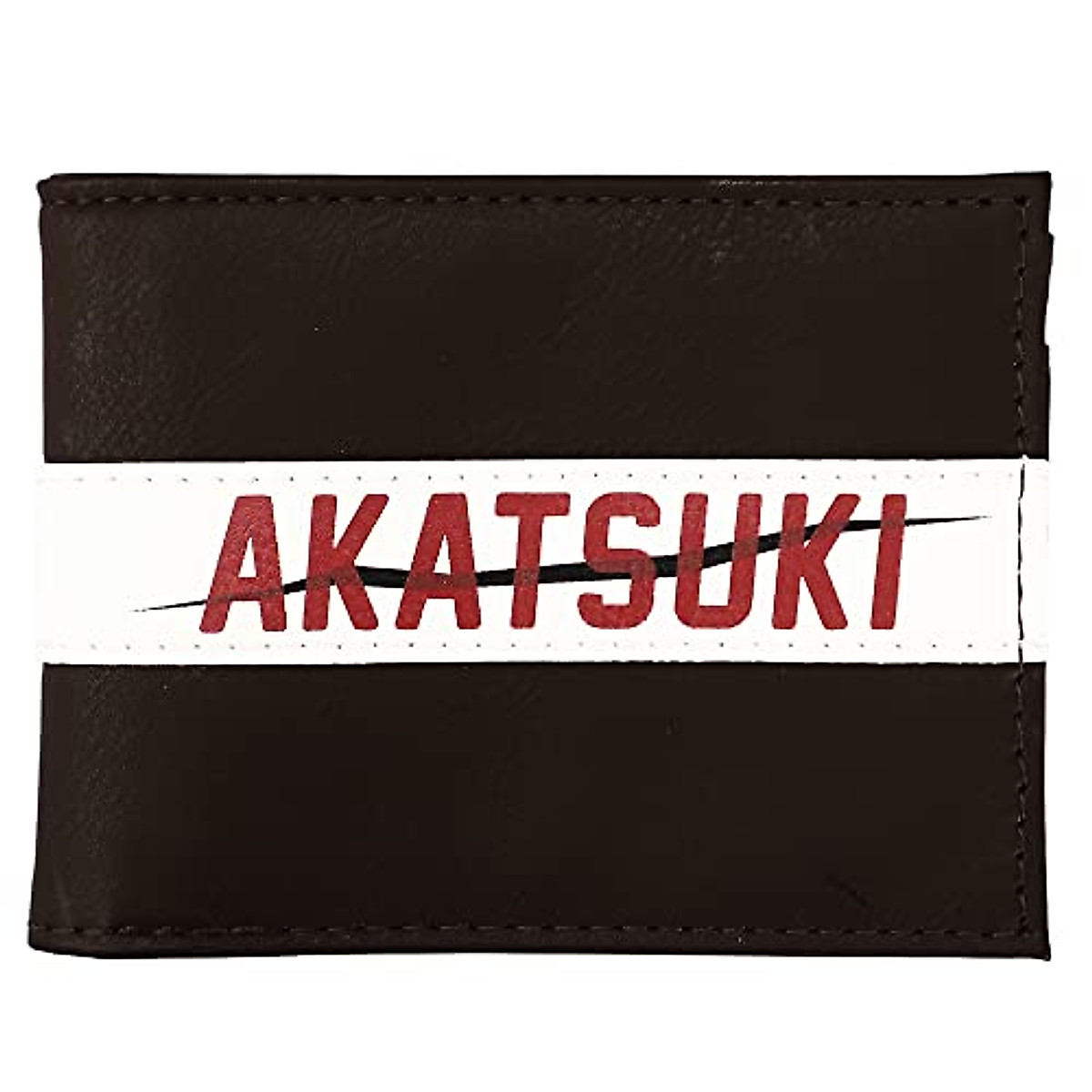 Akatsuki PU Applique Nylon and PU Bifold Naruto Wallet