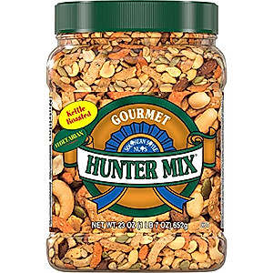 Southern Style Nuts Gourmet Hunter Mix, 23 Ounces, Sesame Sticks, Peanuts, Sunflower Kernels, Almonds, Cashews, and Pepitas