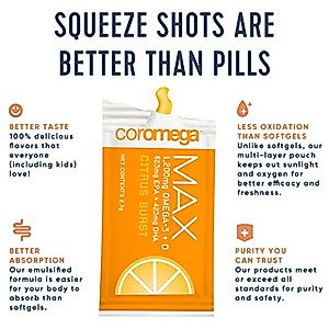 MAX Omega-3, Citrus Burst Flavor, 90 Count