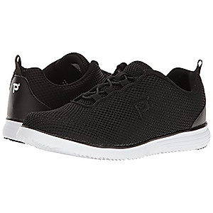 Propét Women's TravelFit Prestige Walking Shoe, Black, 10 2A US