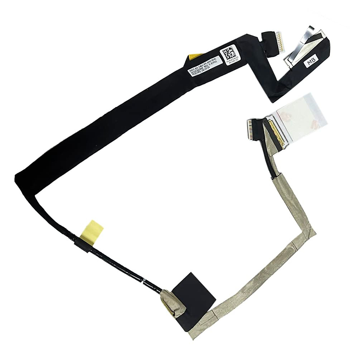 Gintai Laptop 30PIN 60HZ EDP FHD LCD Cable LED LVDS Video Screen Line Display Flex Cable Wire Replacement for DELL Alienware Area 51m R1 R2 DDQ70 0P44YR DC02C00J900