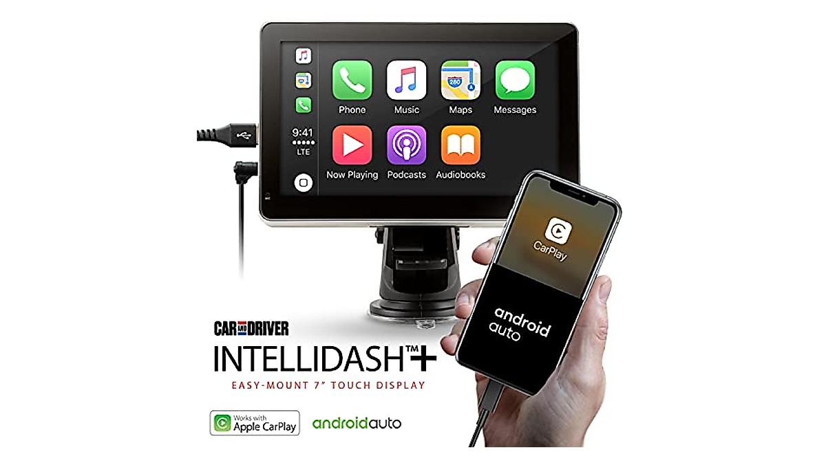 Car & Driver INTELLIDASH: 7" CarPlay & Android Auto Display