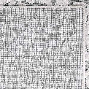 My Texas House by Orian Bluebonnets Area Rug, 5'2" x 7'6", Natural/Gray