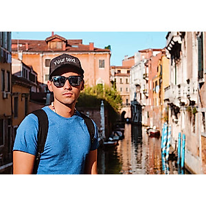 Custom Embroidered Baseball Hat Your Own Text Curved Bill Adjustable Metal Back Personalized Dad Hats