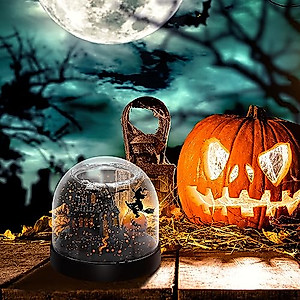 Karsspor Halloween Snow Globe Kit, 4 PCS Water Globes Making Kit with Complete Accessories, Arts and Crafts for Kids, Halloween Decoration Indoor, Great Halloween Gifts for Girls and Boys 4-12