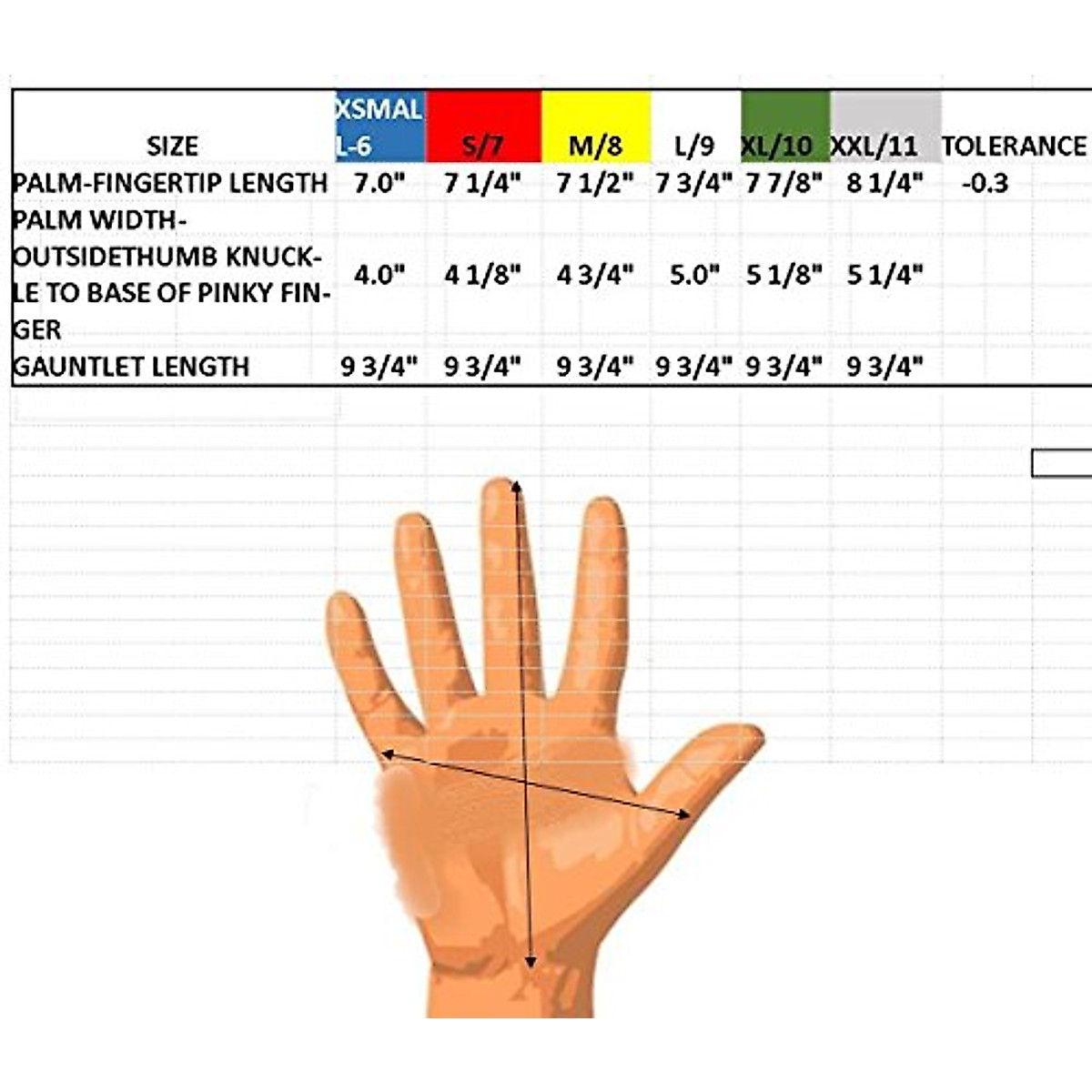 Leather Gardening Gloves by Fir Tree. Premium Goatskin Gloves With Cowhide Suede Gauntlet Sleeves. Perfect Rose Garden Gloves. Men's and Women's Sizes. M-8 (See Size Chart Photo)