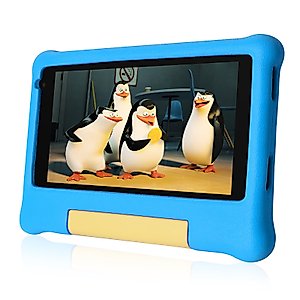 Freeski Kid Tablet 7-Inch Android 12 Tablet for Kids, 2G RAM 32G ROM, Quad Core Processor, Kidoz Preinstalled, Parental Control- Educational and Entertaining Tablet for Kid
