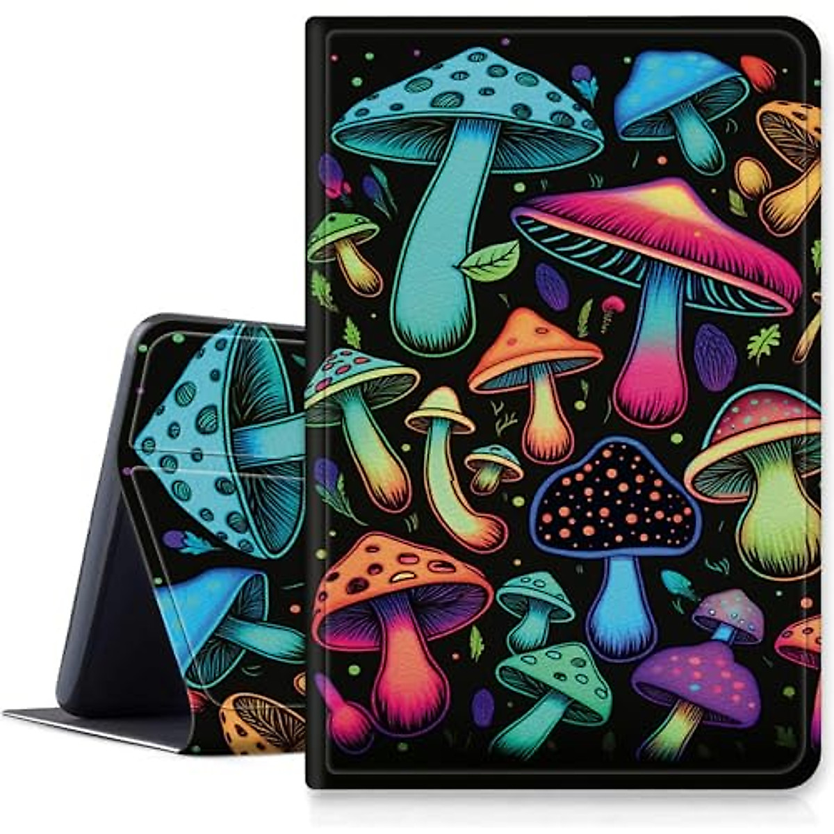 Dream Mushroom Case for Samsung Galaxy Tab A8 10.5 Inch 2022, Shockproof PU Leather Folding Stand Slim Case with Auto Sleep/Wake for Galaxy Tab A8 2022 Model SM-X200/X205/X207
