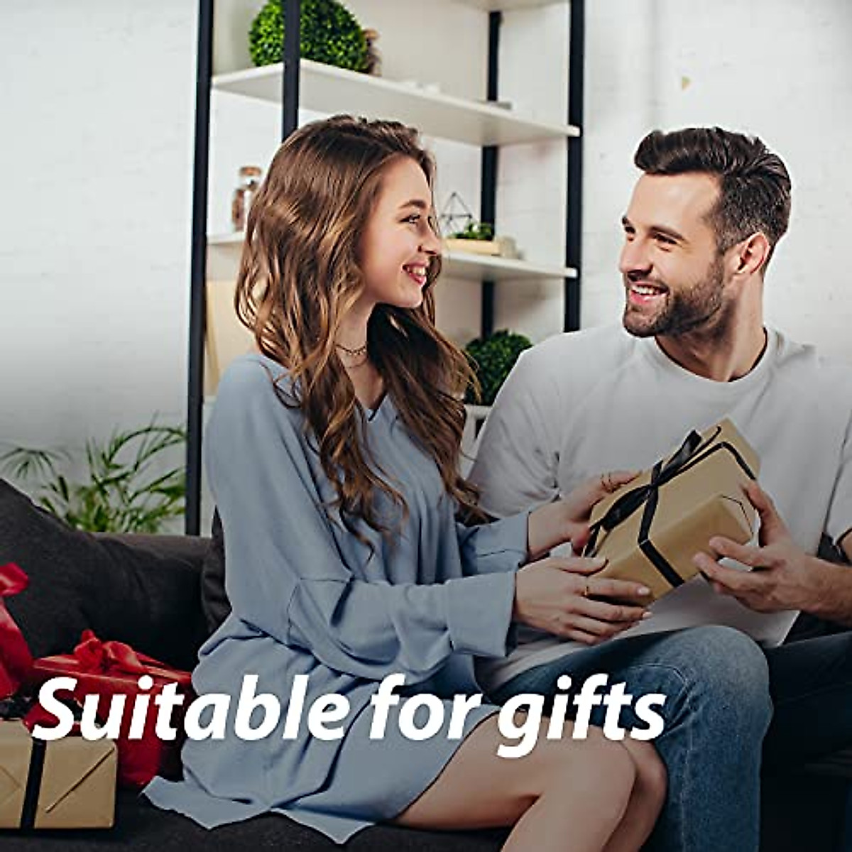 Hillbond Canister Sets Navy Blue Food Storage Canisters Containers: Carbon Steel with Powder Coated Decorative Storage Jars Set of 4 (Navy Blue)