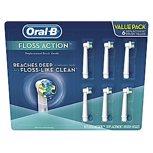 Oral-B Replacement Brush Heads, Floss Action (6 ct.)