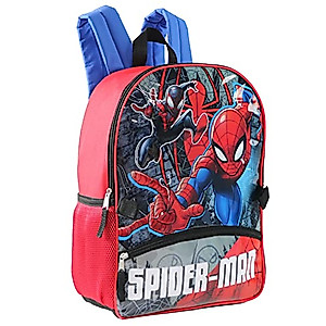 Marvel Spiderman Backpack with Lunch Bag One Size
