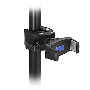 ARKON Mobile Grip 5 Phone Clamp Post Mount for iPhone 11 XS XR X Galaxy S20 S10 S9 Retail Black, MG531