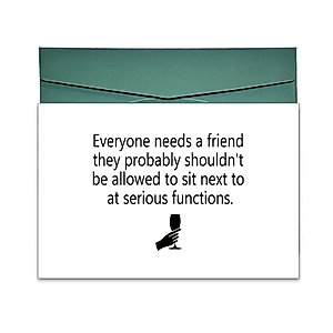 Dapofajo Funny Card for Friend, Birthday Card for Friend Bestie, Hilarious Freindship Card, Happy Birthday Card Friendship