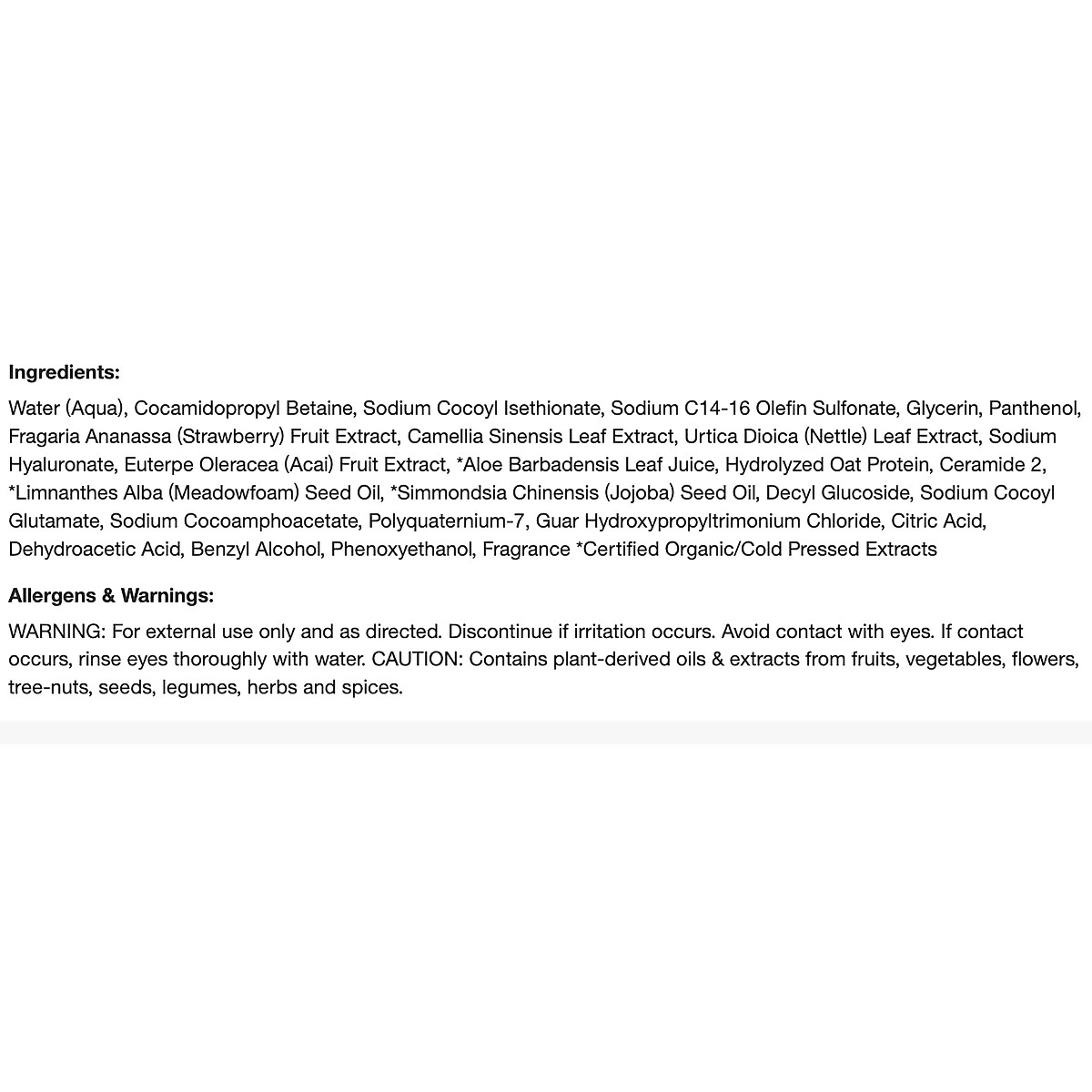 R S Raw Sugar Volume Revive Shampoo & Conditioner SET. Antioxidants + Hyaluronic Acid. Strawberry + White Tea + Nettle. 18 Fl Oz Bottles Each., 18 Fl Oz (Pack of 2)