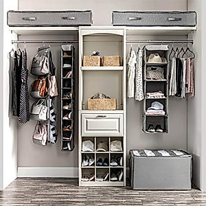 ZOBER Jumbo Storage Bag Organizer (2 Pack) Large Capacity Storage Box with Reinforced Strap Handles, PP Non-Woven Material, Clear Window, Store Blankets, Comforters, Linen, Bedding, Seasonal Clothing