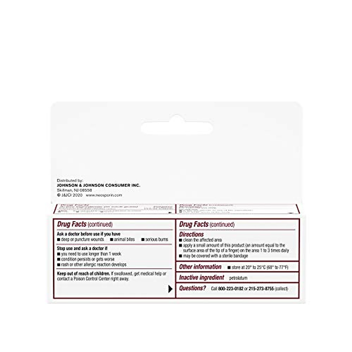 Polysporin First Aid Topical Antibiotic Skin Ointment with Bacitracin Zinc & Polymyxin B Sulfate, for Infection Protection & Wound Care, Neomycin-Free, Travel Size, 0.5 oz