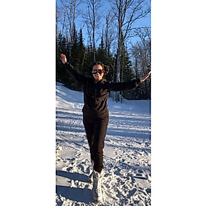 Alunzoem Jogger Sets for Women 2 Piece Long Sleeve Hooded Sweatshirt and Skinny Pants Sweatsuit Black M