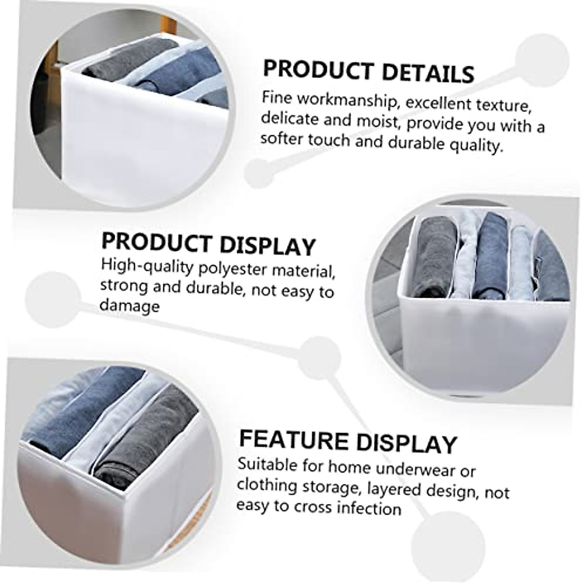Foldable Cabinet Organizer 1pc Underwear Storage Box House Socks Vanity Drawer Storage Box Closet Drawers Bra Storage Closet Storage Box Home Storage Box Sock Storage Organizer