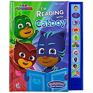 PJ Masks - I'm Ready to Read with Catboy Interactive Read-Along Sound Book - Great for Early Readers - PI Kids (Play-A-Sound)