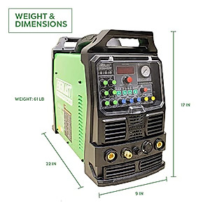 2021 Everlast PowerPro 205Si 200a AC DC TIG 50a Plasma Cutter Multi Process Welder PP205si
