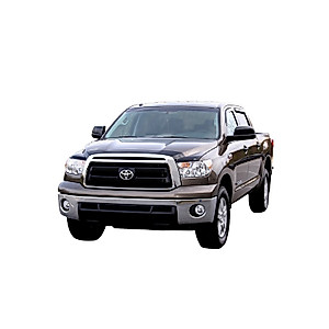 Auto Ventshade [AVS] Aeroskin Hood Protector | Flush Mount, Dark Smoke | 322007 | 2007 - 2022 Toyota Tundra, Sequoia