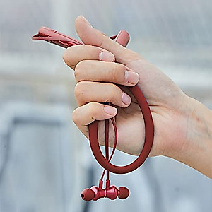 Neckband bluetooth headphones wireless neckband earbuds 240-Hrs long standby around neck bluetooth headphones IPX5 Waterproof comfortable bluetooth neckband headphones with microphone (Blue)