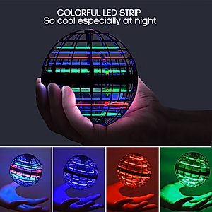 Tikduck Flying Orb Ball Toys Soaring Hover Boomerang Spinner Hand Controlled Mini Drone Cosmic Globe Spinning Kids Adults Outdoor Fly Toy Birthday Gift Cool Stuff for Boys Girls 6 7 8 9 10+ Year Old