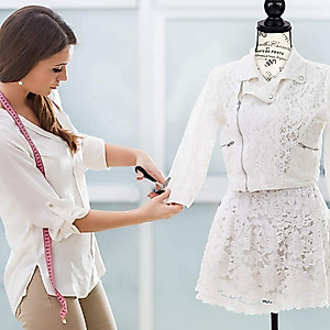 Mannequin Dress Form Mannequin Torso 60-67 Inch Height Adjustable Clothing Forms Easy to Move for Clothing Dress Jewelry Display with Tripod Wooden Base (CM, 60-67 Inches)