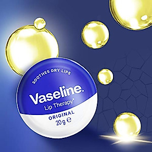 Vaseline Lip Therapy | Vaseline Lip Balm | Lip Moisturizer for Very Dry Lips | Original | 20g