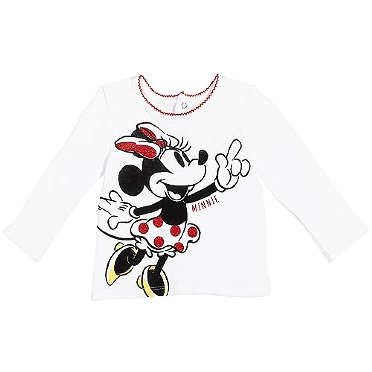Disney Minnie Mouse Infant Baby Girls Bodysuit T-Shirt Mesh Skirt and Leggings 4 Piece Layette Set Dark Multipack 18 Months