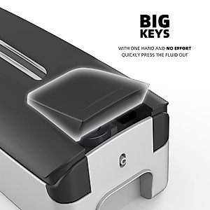 PLUSSEN Soap Dispenser Wall Mount Adhesive Commercial Soap Dispenser 800ml No Drill Hand Sanitizer Dispenser for Bathroom Support Liquid and Gel,Black-PN9088