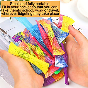 50 Pack Marble Mesh Fidget Toys,Sensory Stress RelieveToy,Marble and Mesh Fidgets for Adults and Children with ADHD Autism Depressions Anxiety Disorders