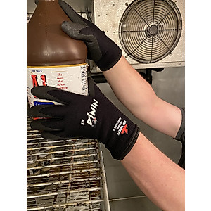 MCR Safety Ninja Ice Gloves, Black, Large