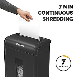 Fellowes 62MC 10-Sheet Micro-Cut Home and Office Paper Shredder with Safety Lock