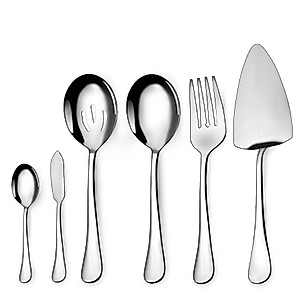 ELLERT Stainless Steel 12-Piece Dinner Knives Pack, Table Steak Knives Set for 12 (Silver 9 Inches)