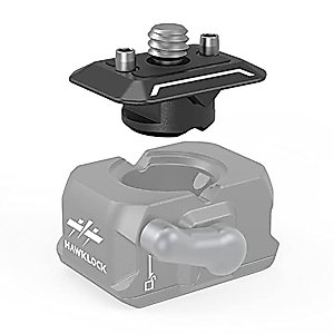 SmallRig Quick Release Plate with 1/4" Screw, HawkLock Quick Release Top Plate for Stabilizer, Action Camera, Monitor, LED Light, QR Top Plate for SmallRig HawkLock Quick Release System - 3730B
