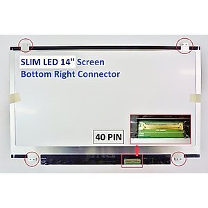 HP Envy 4-1117NR SLEEKBOOK Laptop Screen 14 Slim LED Bottom Right WXGA HD
